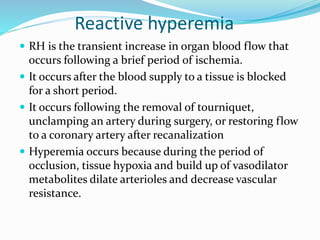 Local control of blood flow | PPTX