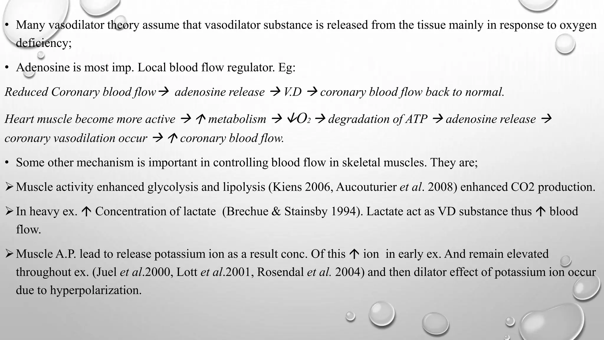 Local control of blood flow by the tissue | PPTX