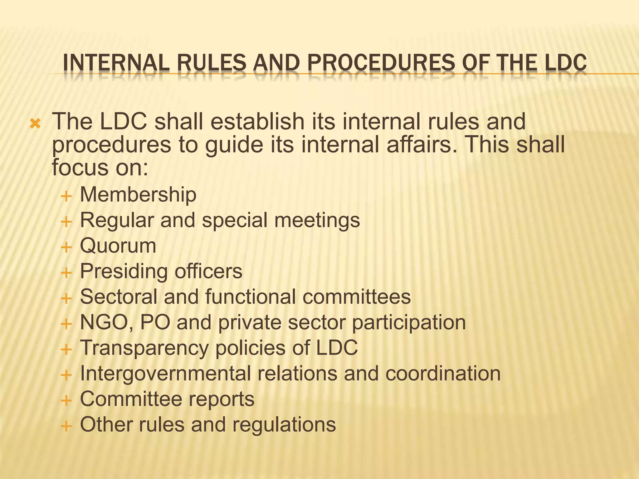 Local development planning | PPTX