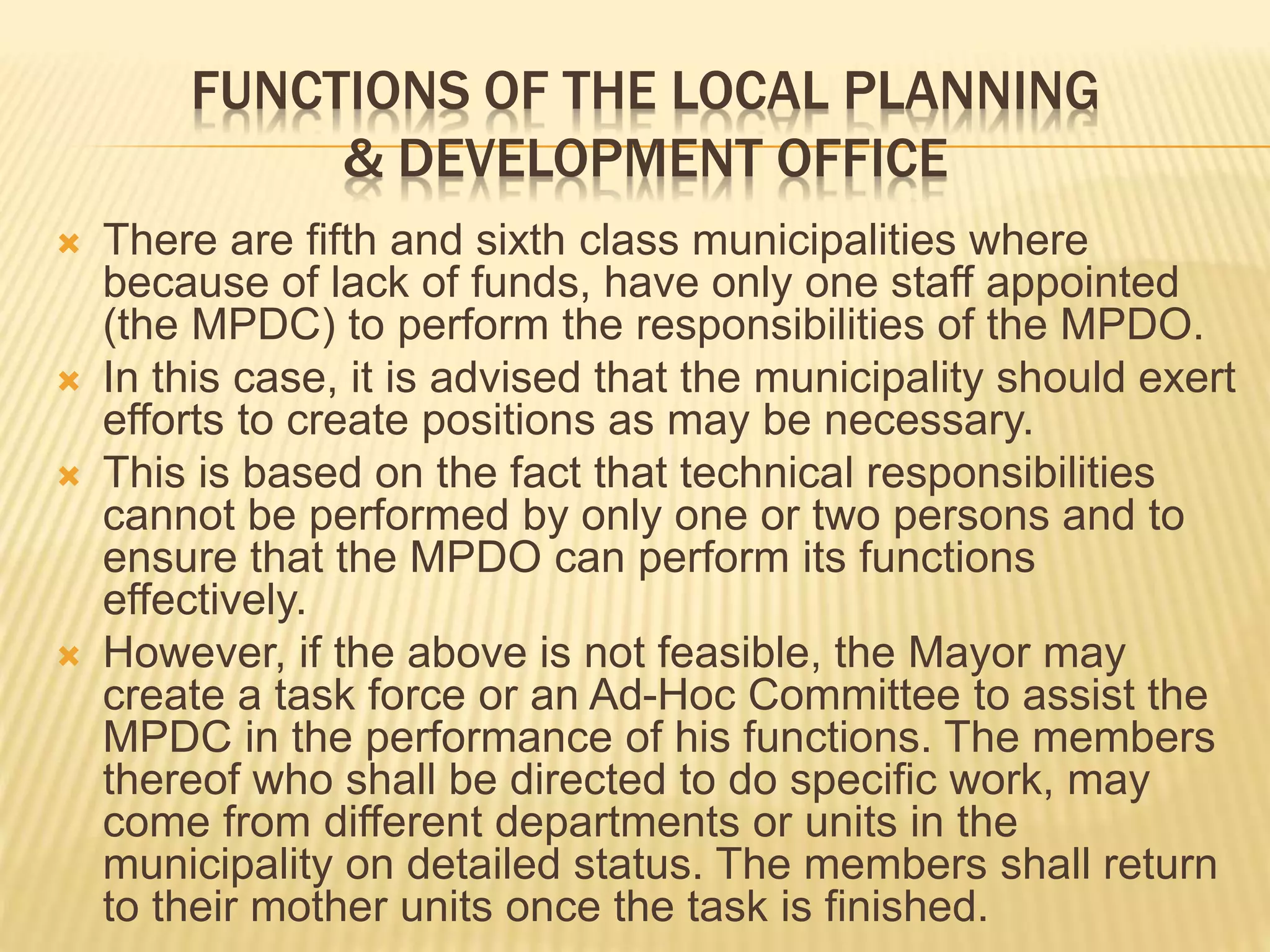Local development planning | PPTX