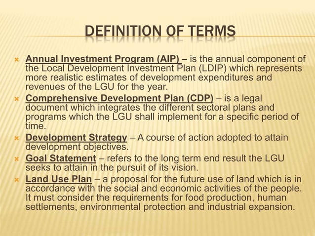 Local development planning | PPTX