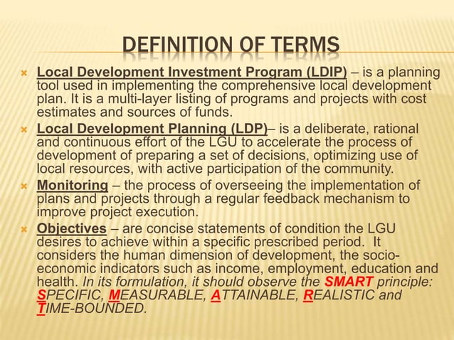 Local development planning | PPTX