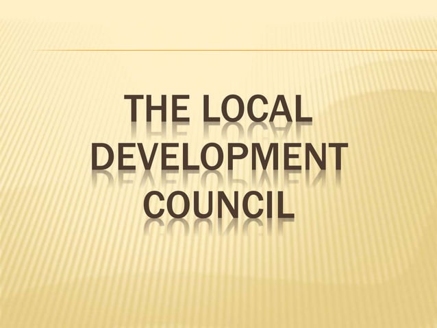 Local development planning | PPTX