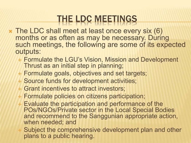 Local development planning | PPTX