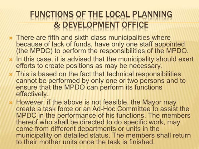 Local development planning | PPTX