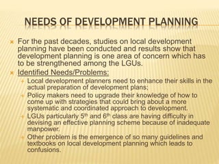Local development planning | PPTX