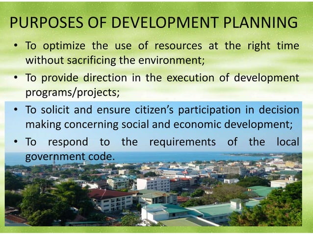 Local Development Planning | PPT