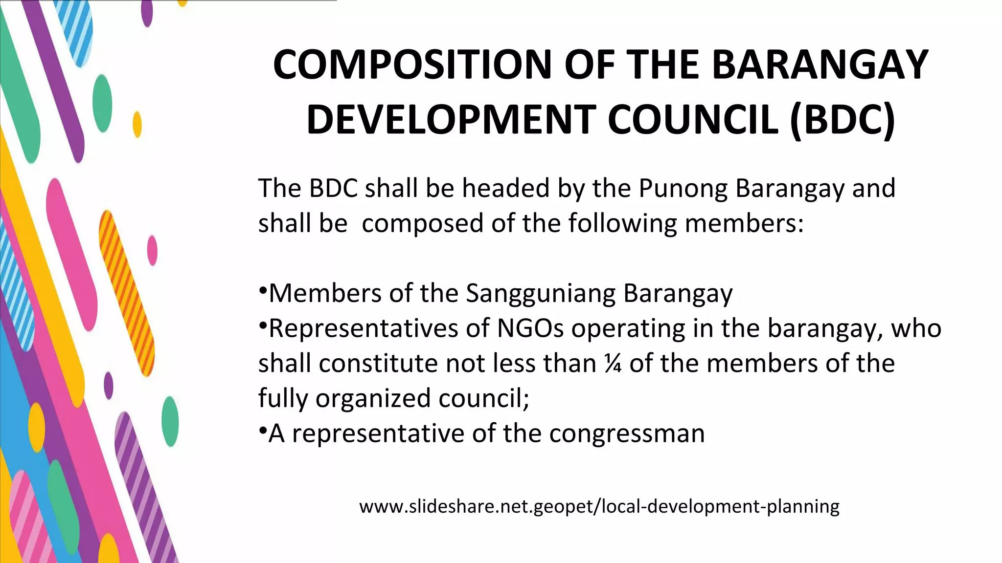 Local Development Planning | PPT