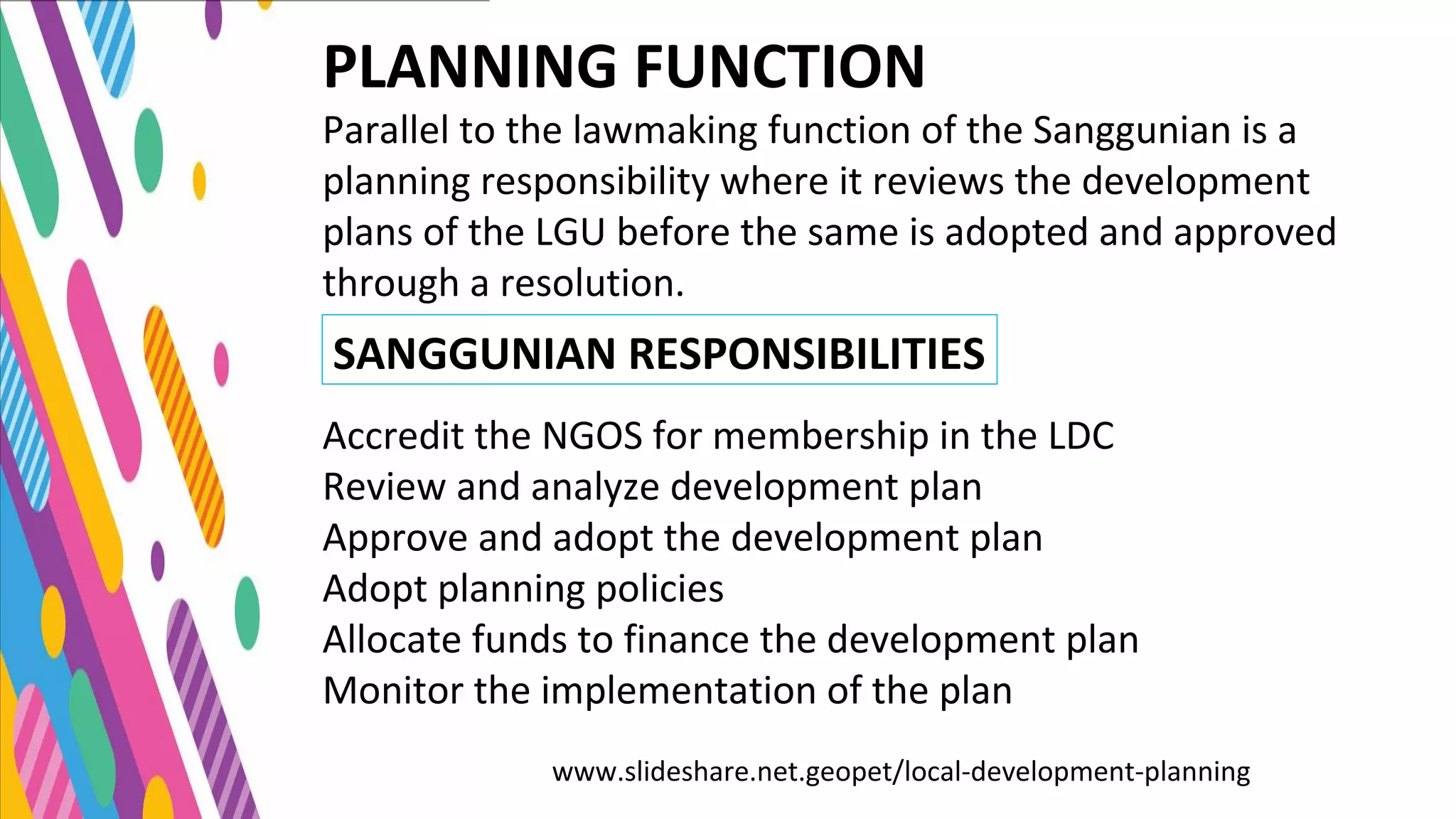 Local Development Planning | PPT