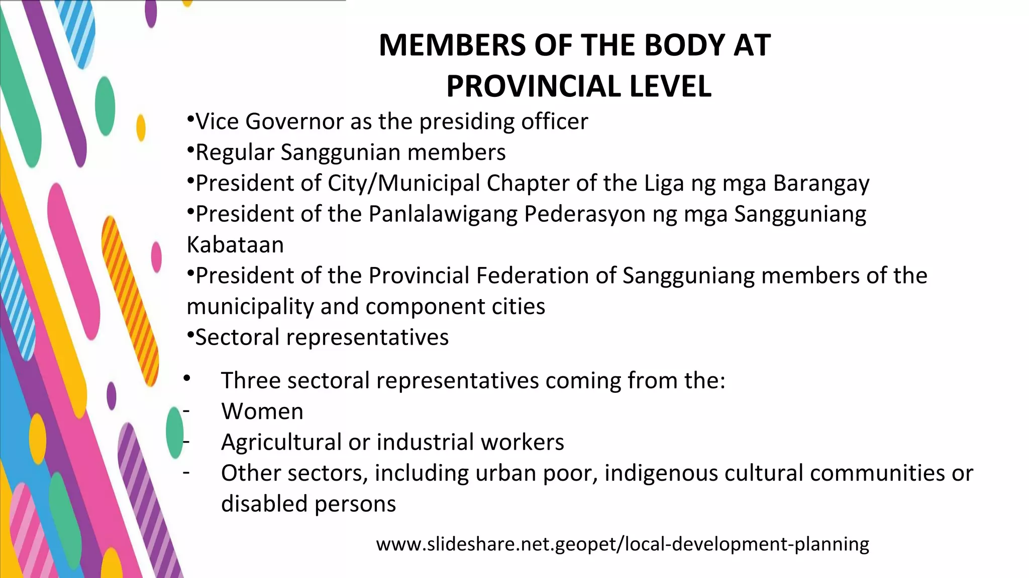 Local Development Planning | PPT