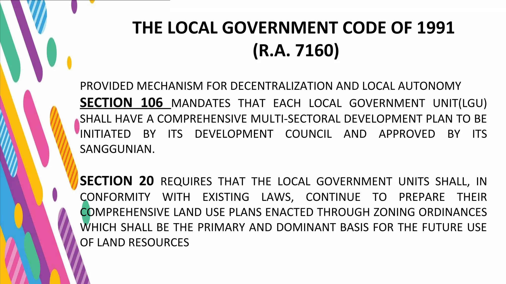 Local Development Planning | PPT