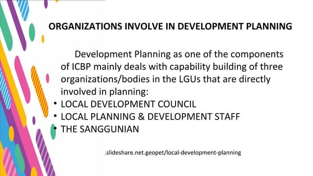 Local Development Planning | PPT | Civic affairs | Politics