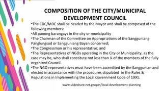 Local Development Planning | PPT