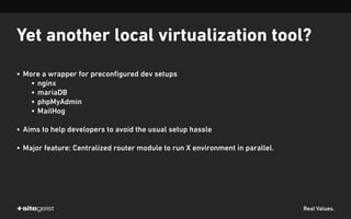 Local development with ddev and TYPO3 | PPT