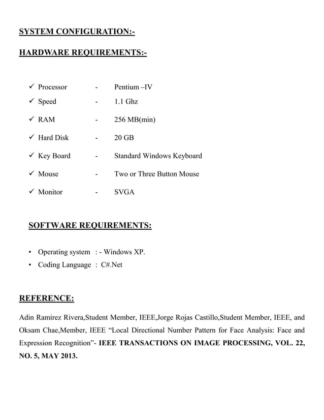 Local Directional Number Pattern For Face Analysis Face And Expression Recognition Docx