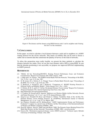 Local distance's neighbouring quantification | PDF