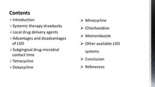 Local drug delivery ppt | PPTX