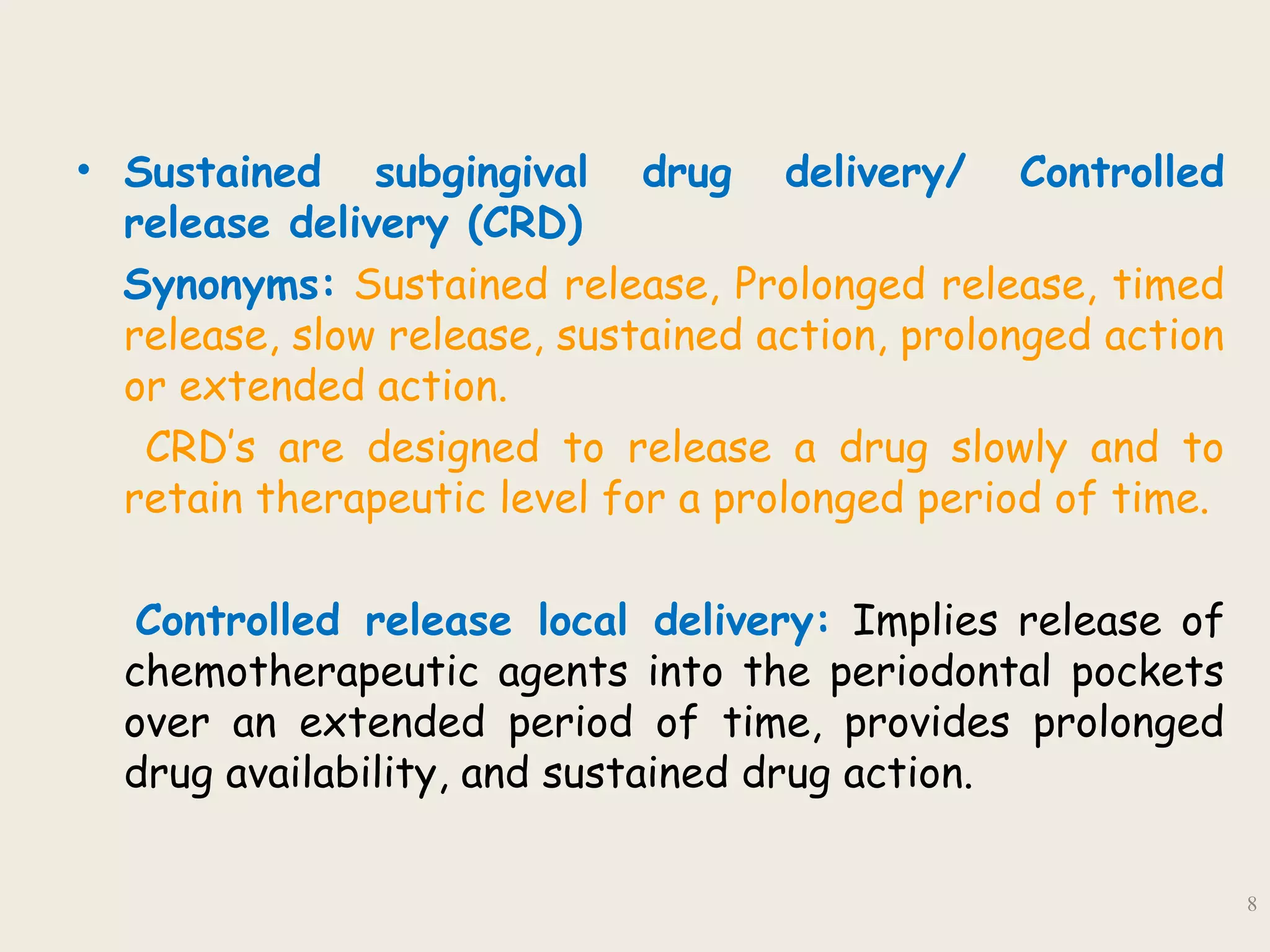 Local drug delivery system | PPT