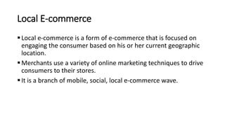 Local e-Commerce | PPTX