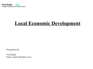 Local Economic Development | PPT