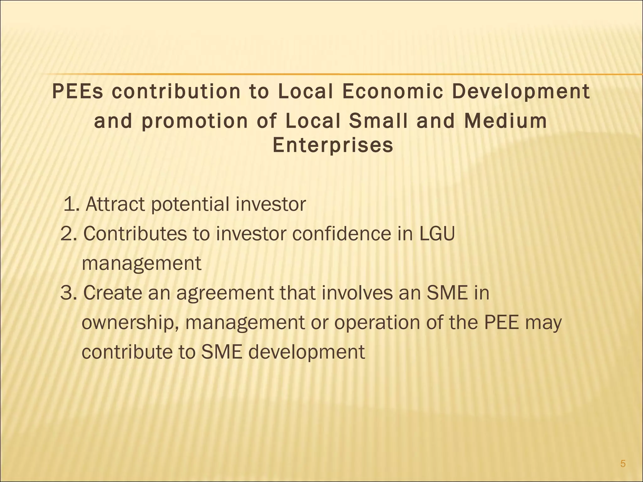 Local economic enterprises special report | PPT
