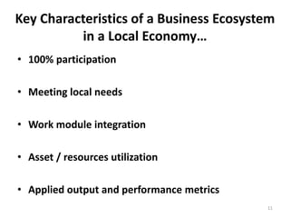 Local Economy Business Models and Resource Flows | PPTX