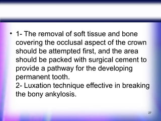 Local factors affect tooth eruption | PPT