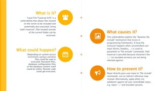 Secure Code Warrior - Local file inclusion | PPT