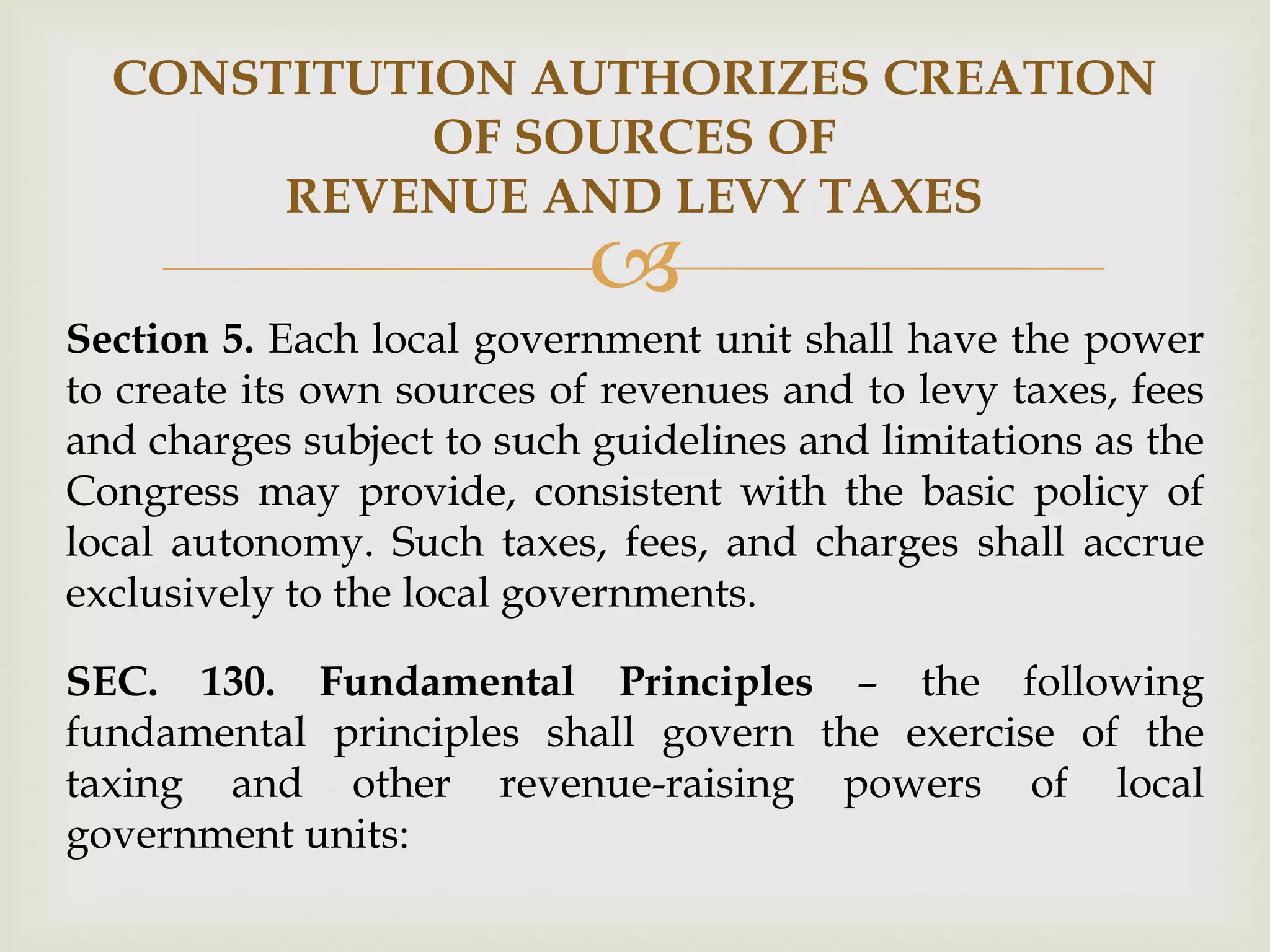 LOCAL FISCAL ADMINISTRATION | PPTX
