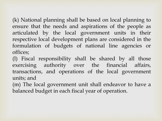 LOCAL FISCAL ADMINISTRATION | PPTX