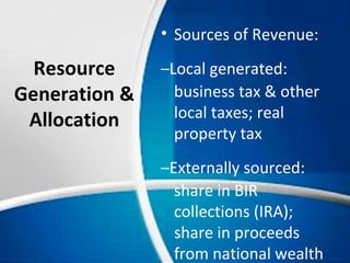 Local Fiscal Administration | PPT