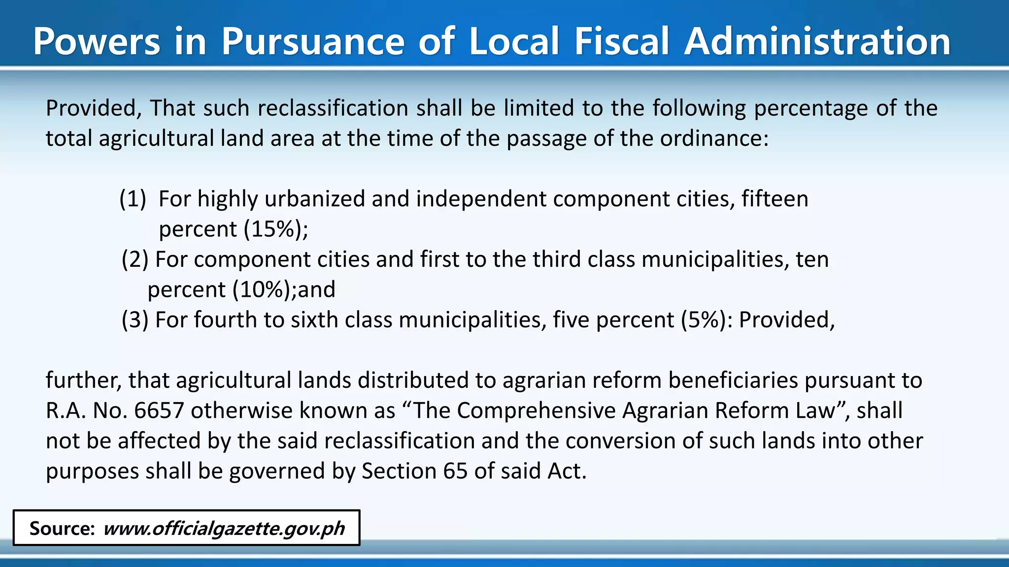 Local Fiscal Administration | PPTX
