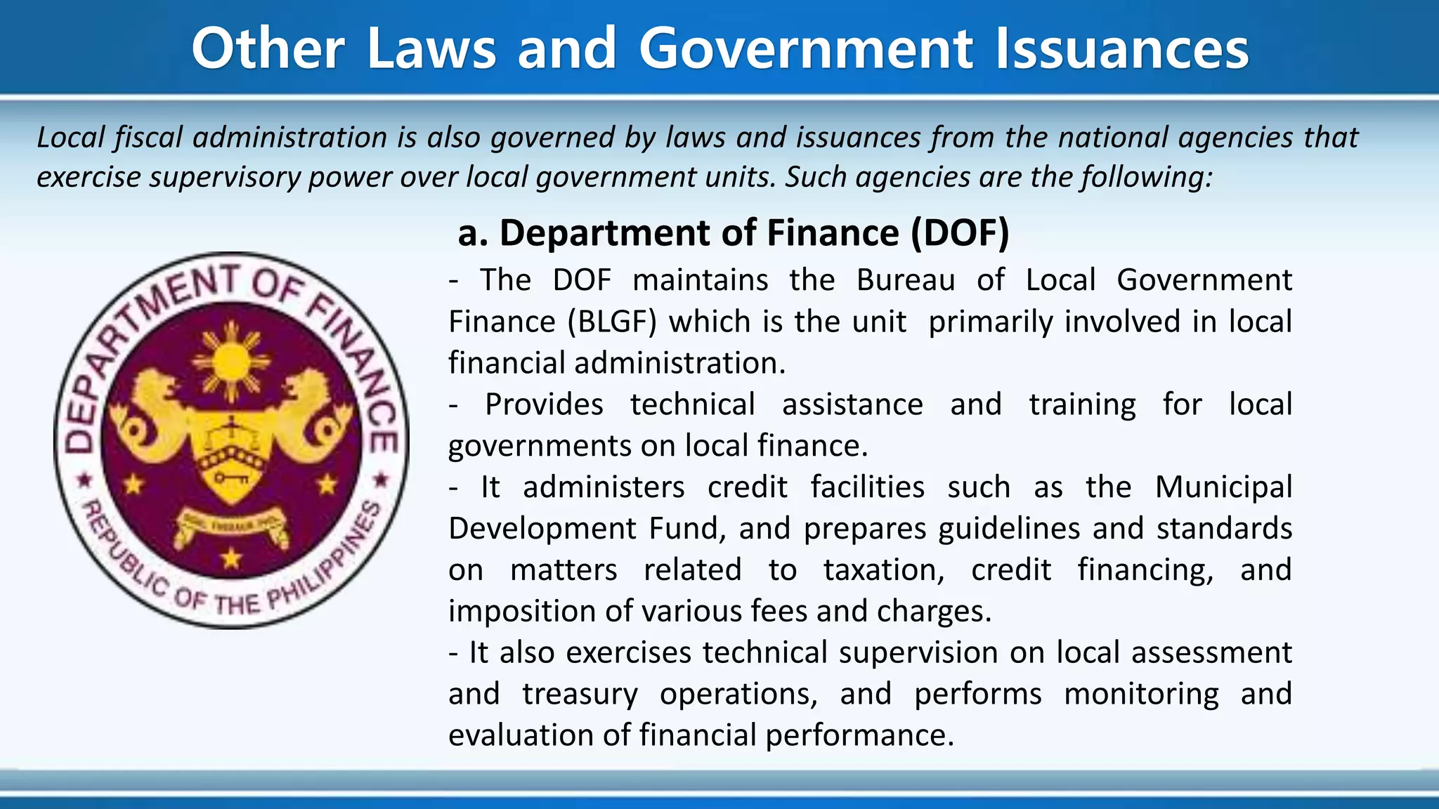 Local Fiscal Administration | PPTX