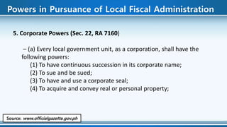 Local Fiscal Administration | PPTX