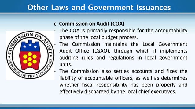 Local Fiscal Administration | PPTX