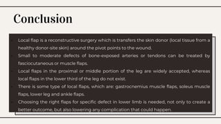 Local Flap of Lower Extremity.pptx