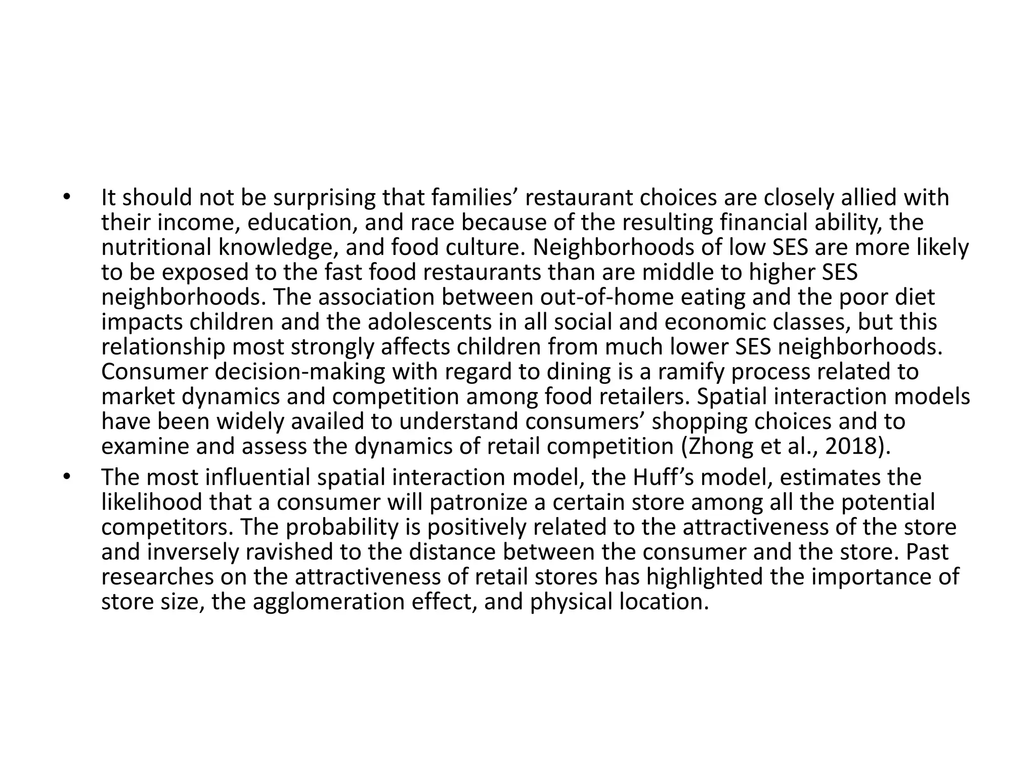 Local food environment and obesity | PPTX