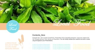 Local Food PowerPoint Templates.pptx
