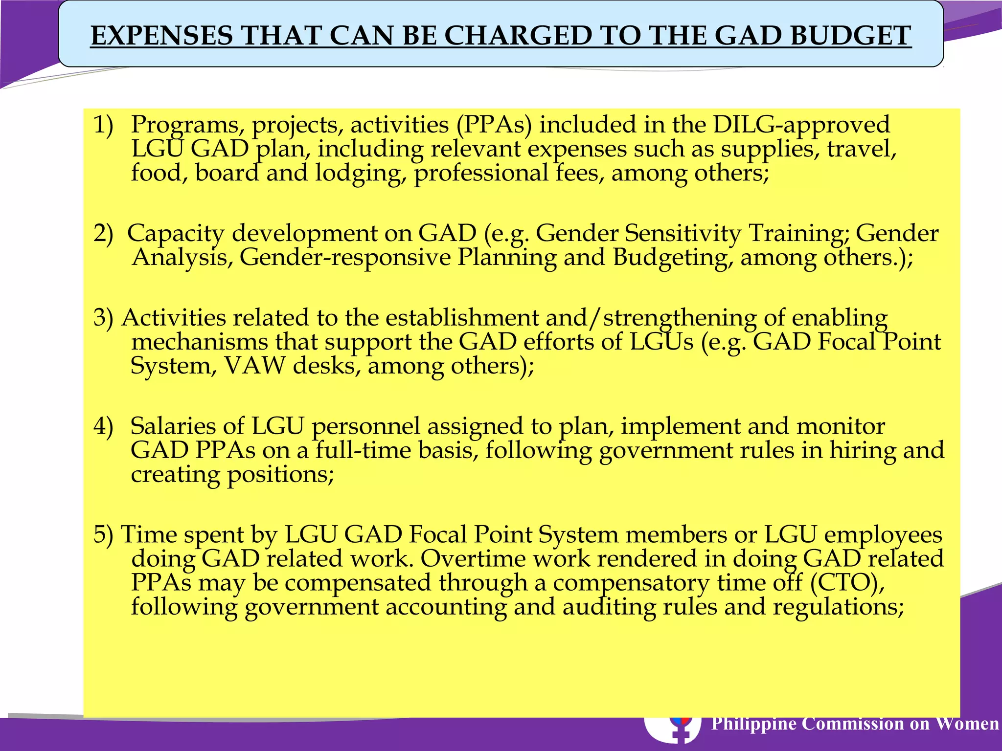 Local gad planning & budgeting | PPT
