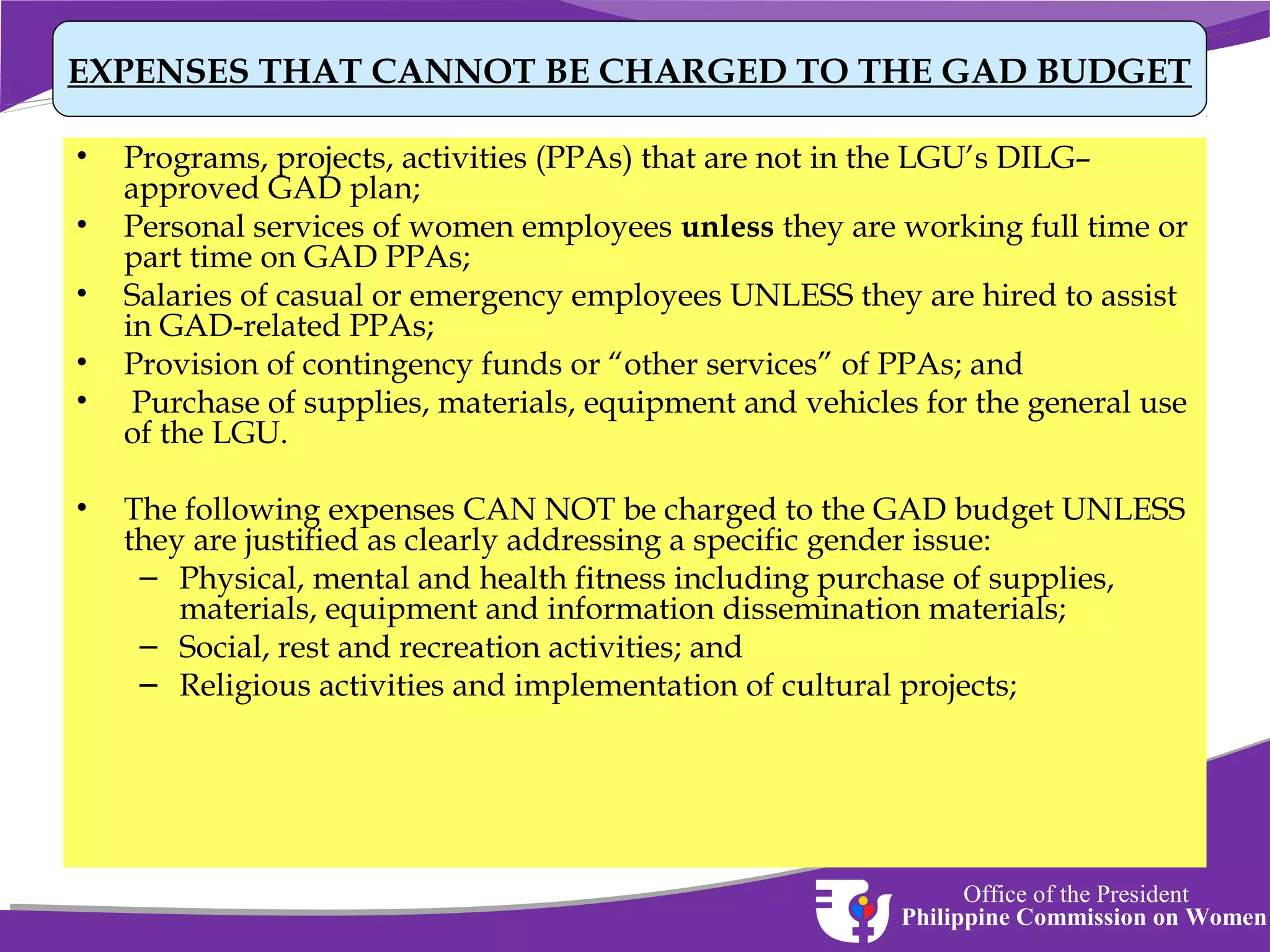 Local gad planning & budgeting | PPT
