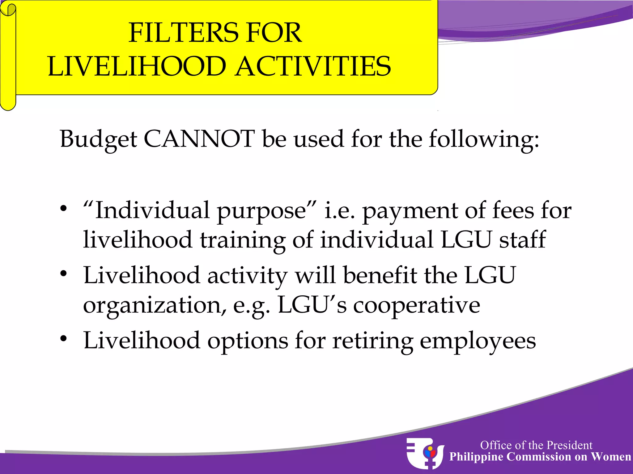 Local gad planning & budgeting | PPT