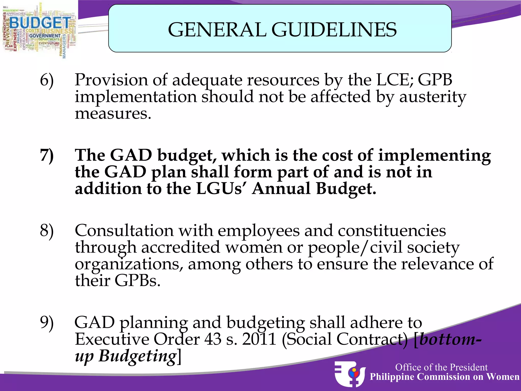 Local gad planning & budgeting | PPT