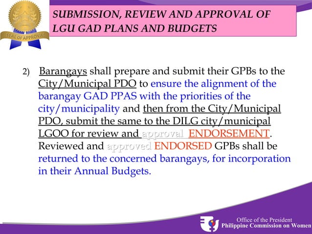 Local gad planning & budgeting | PPT