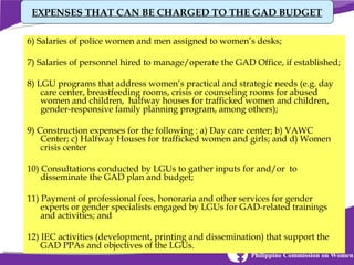 Local gad planning & budgeting | PPT
