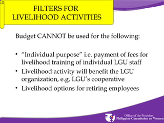 Local gad planning & budgeting | PPT