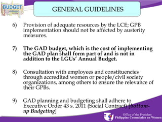 Local gad planning & budgeting | PPT