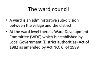 Local governance lecture 5 | PPTX