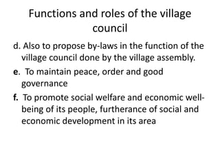 Local governance lecture 5 | PPTX