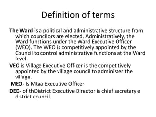 Local governance lecture 5 | PPTX