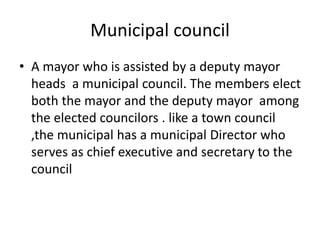 Local governance lecture 5 | PPTX